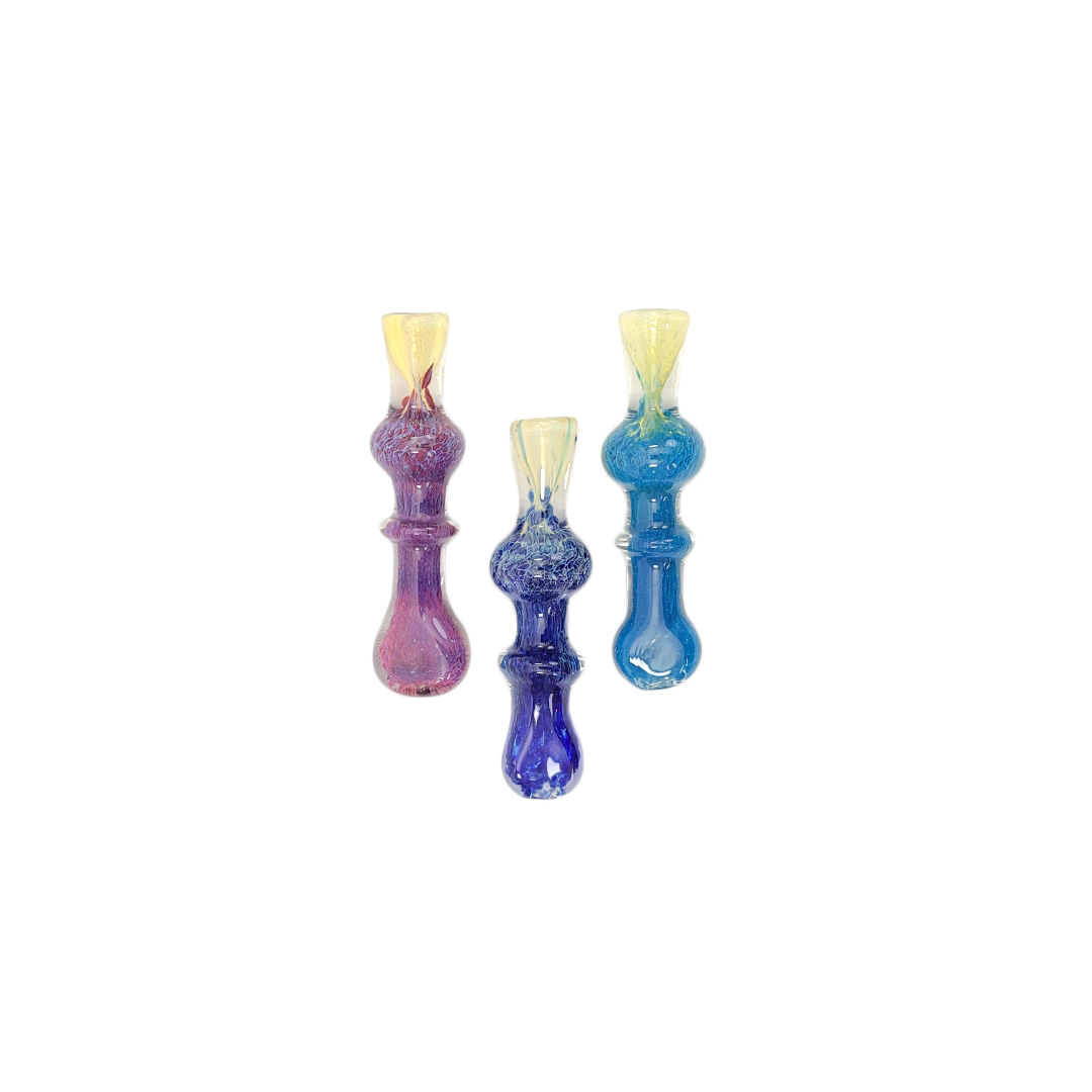 Enhance Your Smoking Experience With Frit Glass Chillums Assorted Colors 024glass